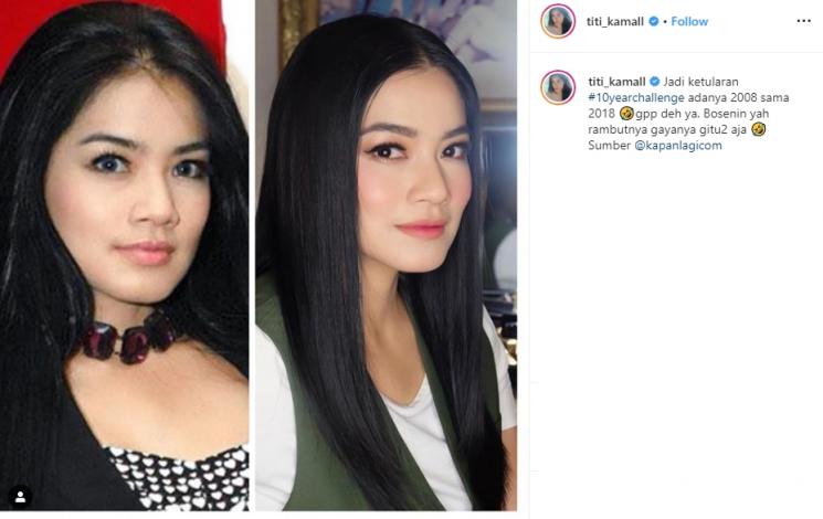Ulang Tahun Ke 38 5 Transformasi Titi Kamal Yang Cantiknya Tak Ketulungan