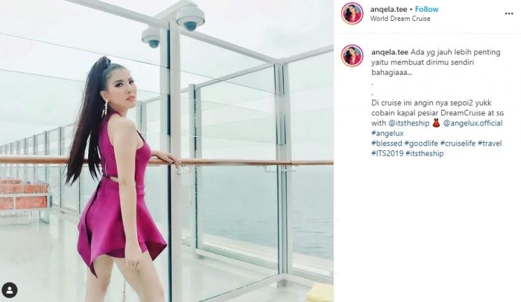 Jadi Korban Fitnah Video Syur, Kepoin 5 Potret Host Uang Kaget Angela Tee