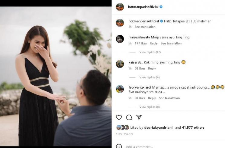 Hotman Paris Pamerkan Sosok Calon Mantu, Netizen Heboh gegara Mirip Ayu Ting Ting