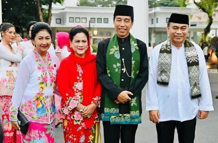 11 Gaya Menteri di Istana Berkebaya, Kompak Pakai Busana Khas Betawi